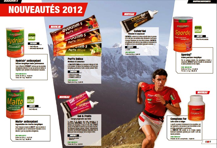 Les nouveaux produits diététiques pour le sport d'Overstims
